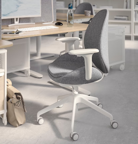 Купити BEKANT Письмовий стіл, дубовий шпон білий/білий,120х80 см, 892. ...