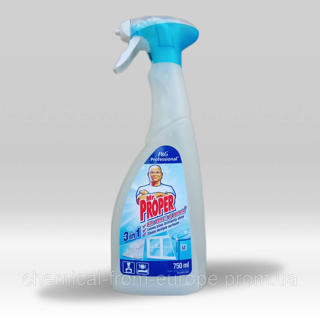 Містер. Proper 750мл Спрей 3в1 Дезінфікуючий багатоцільовий засіб для ...