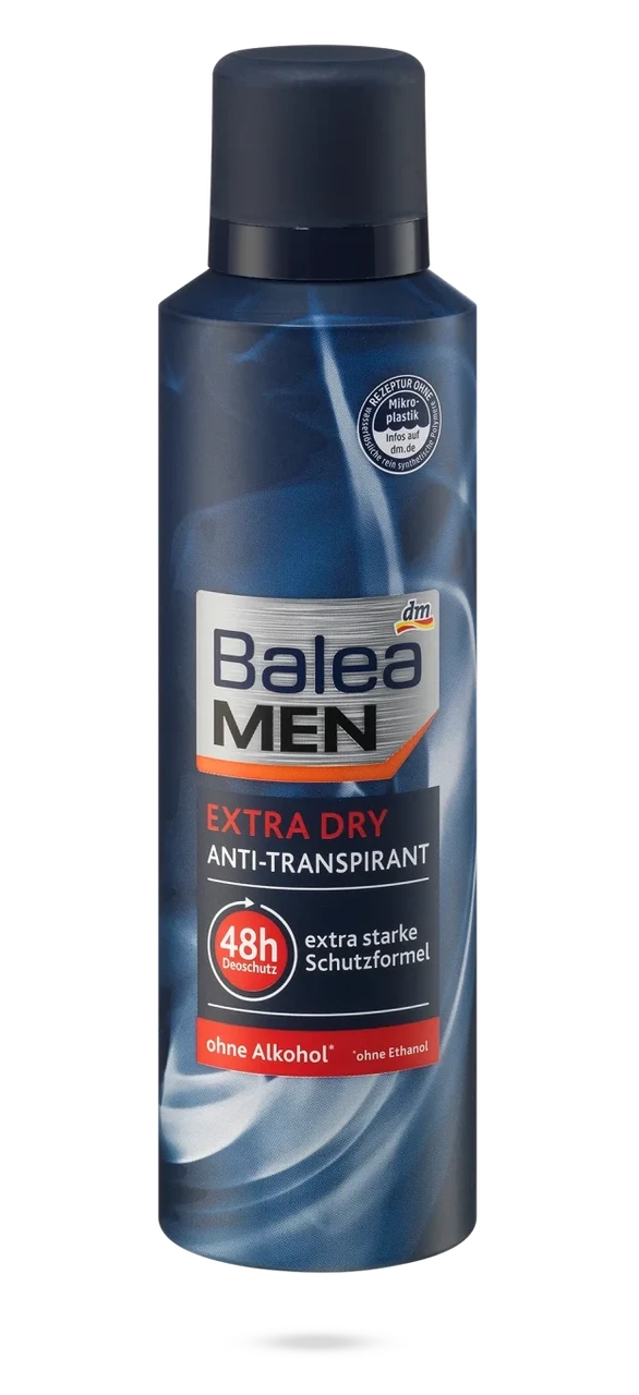 Купить Антиперспирант спрей мужской Balea Men Extra Dry 200 мл, цена 80 ...