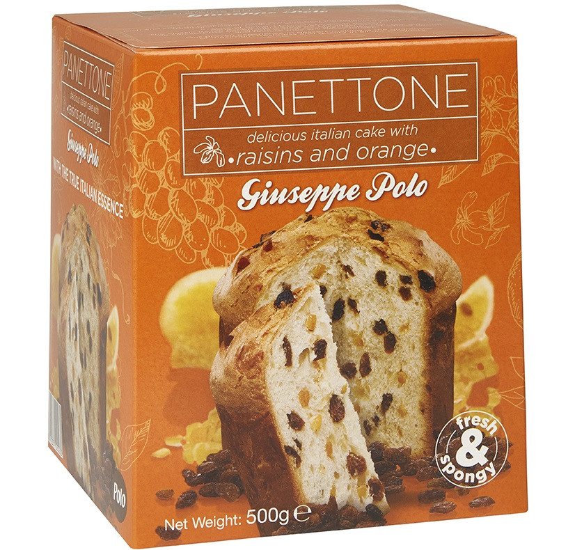 Купити Панеттоне Giuseppe Polo Традиційний із родзинками та ...