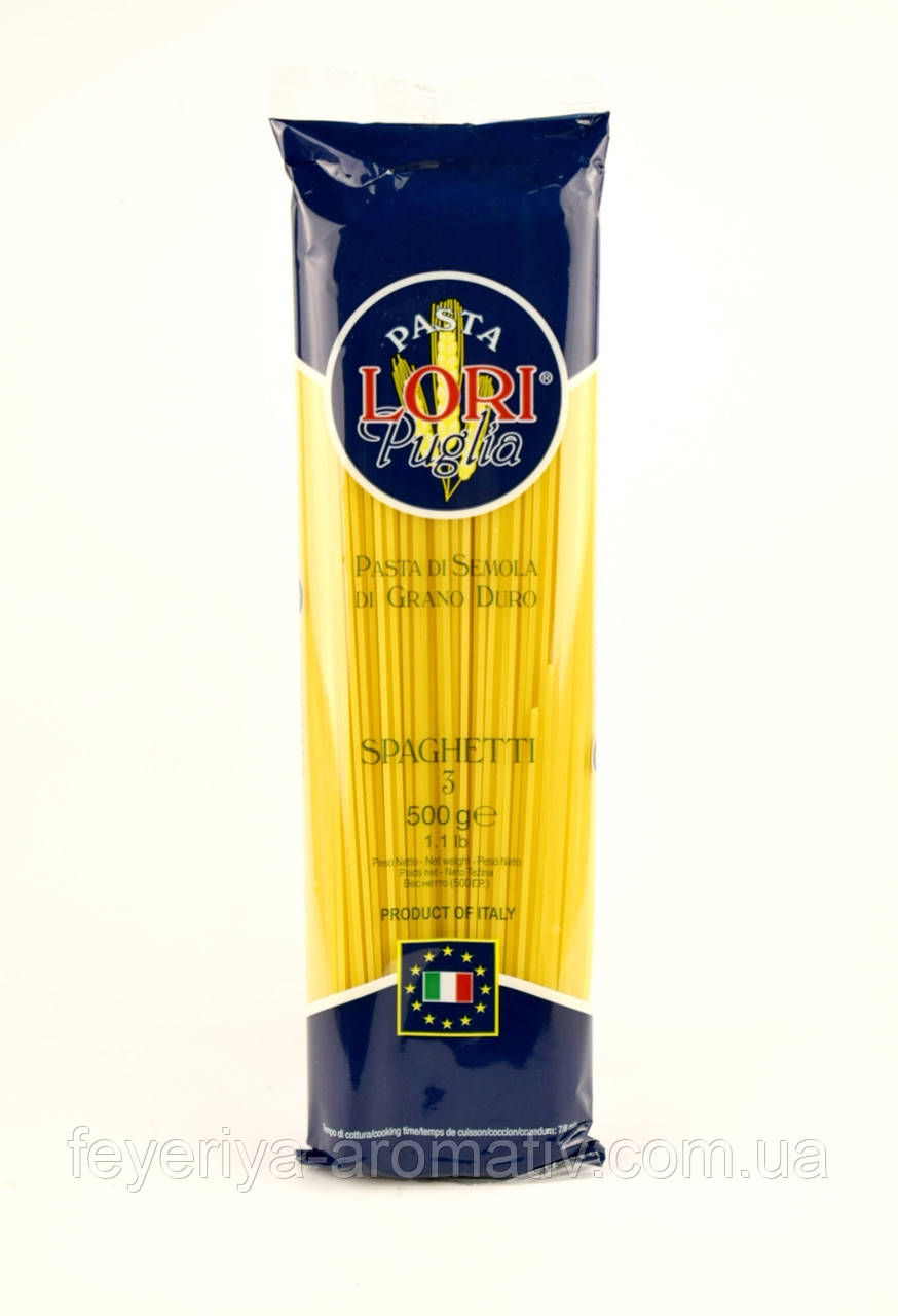 Купить Макароны Lori Puglia Spaghetti 500g (Италия), цена 52 ₴ — Prom ...