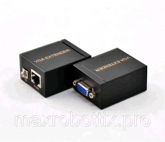 VGA-LAN (100 м) Комплект- передатчик + приемник. Передача до 100 ти ...