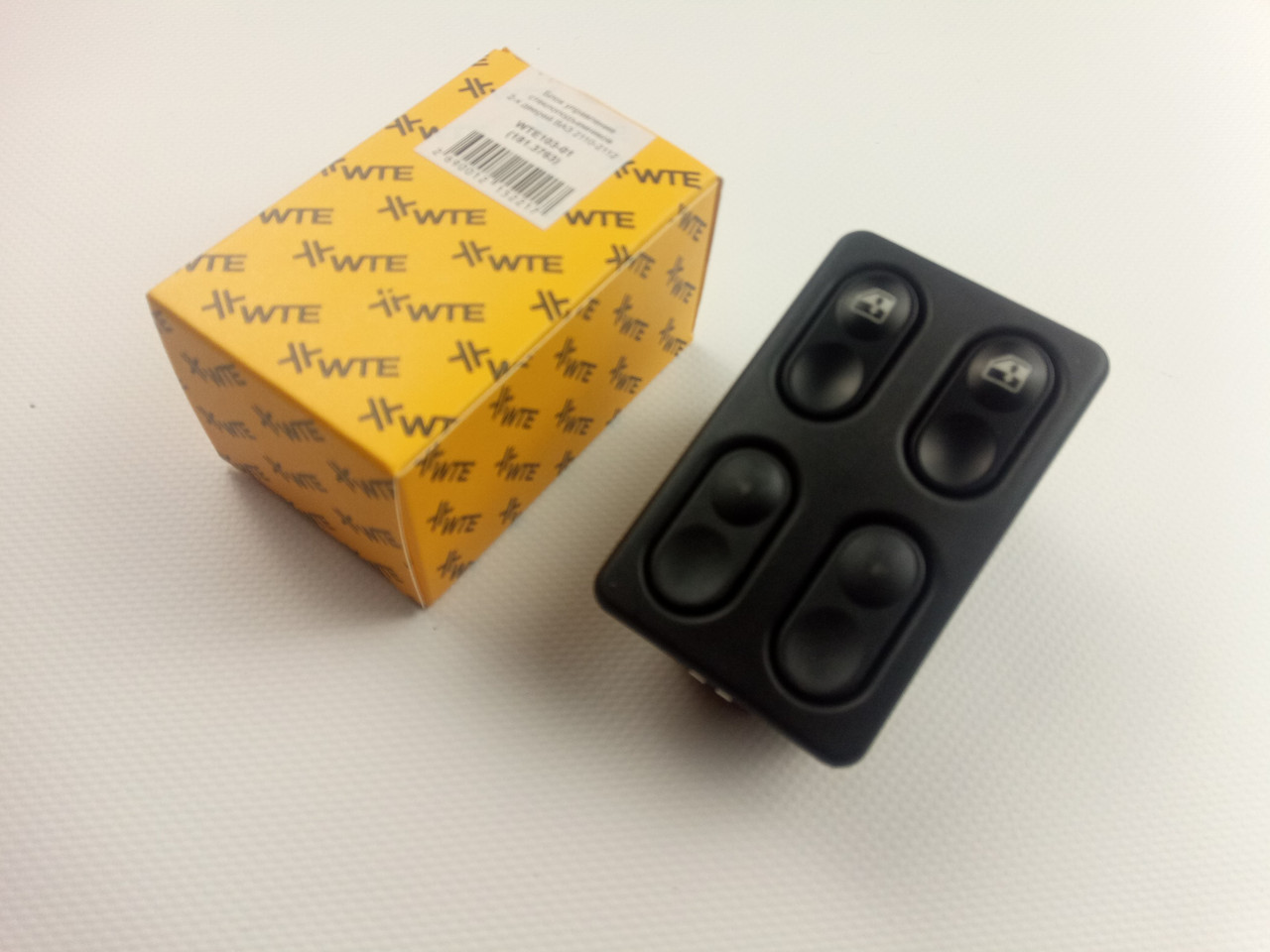 Блок управління склопідйомниками ВАЗ 2110, WTE (WTE103-01) 2 кнопки ...