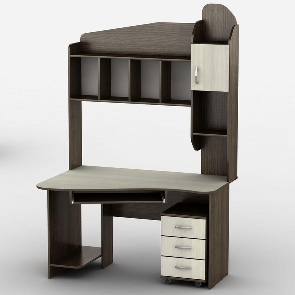 Стол Компьютерный Тиса Мебель Тиса-27 Венге Молочный — Купить Недорого ...