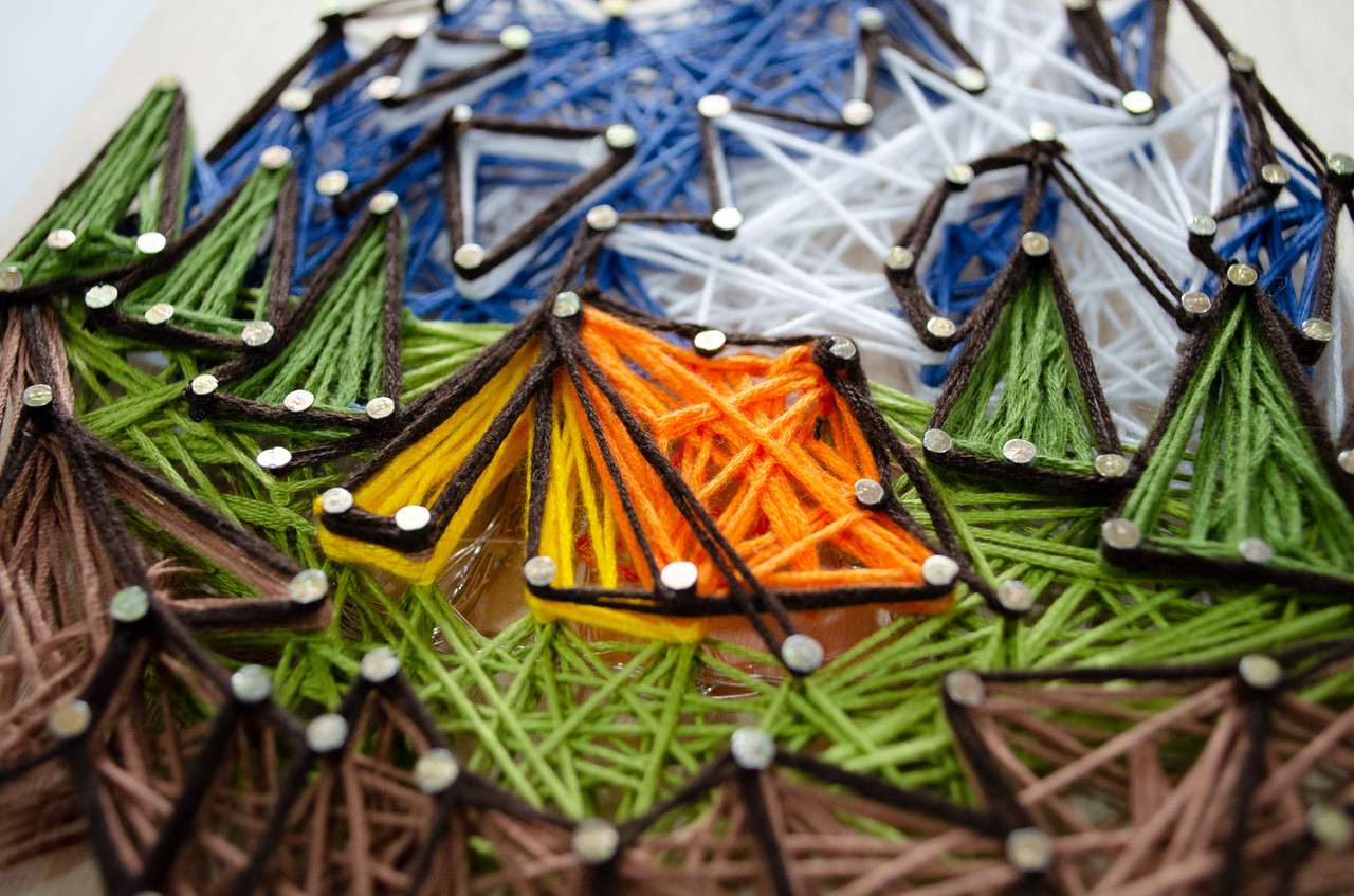 Купить Набор стринг-арт "У подножия горы" Абрис Арт ABC-030, цена 548 ₴ — Prom.ua (ID#1814646837)