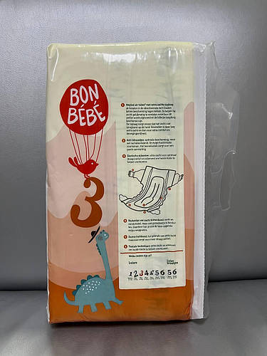 Купити Підгузники Bon Bebe розмір 3 (5-9 кг) 48 шт європейського ...