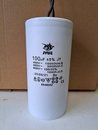 Конденсатор робочий CBB-60 100 mkf - 450 VAC, провод (ID#1815353813), ціна: 390 ₴, купити на Prom.ua