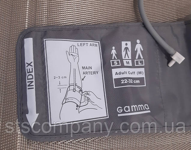 Комплект Манжета Gamma 22-32см + коннектор гамма к тонометрам gamma ...