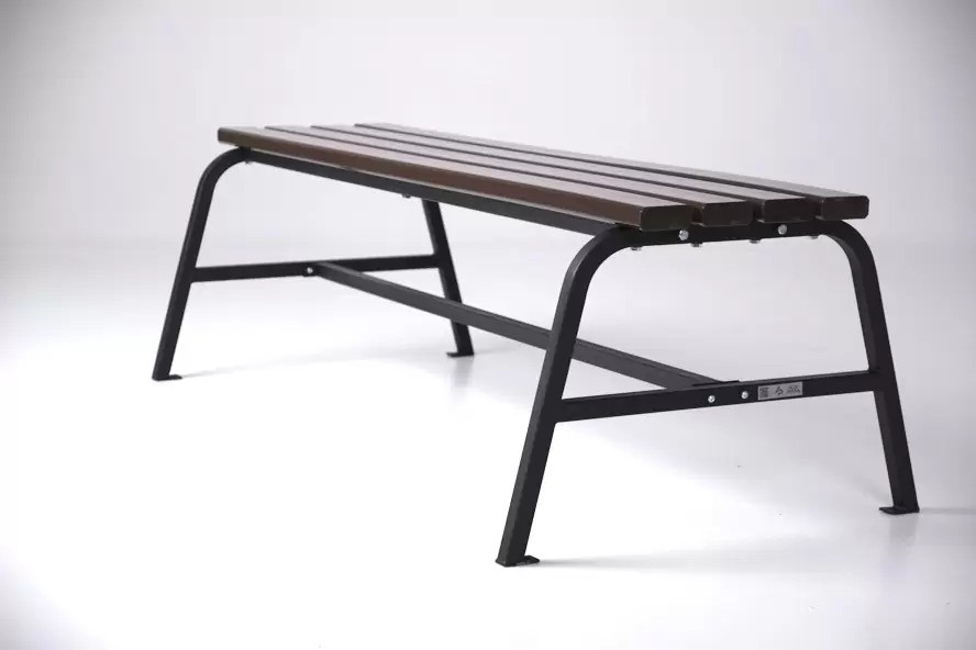 Садовая Лавка Classic Без Спинки Из ПВХ на Металлическом Каркасе ...