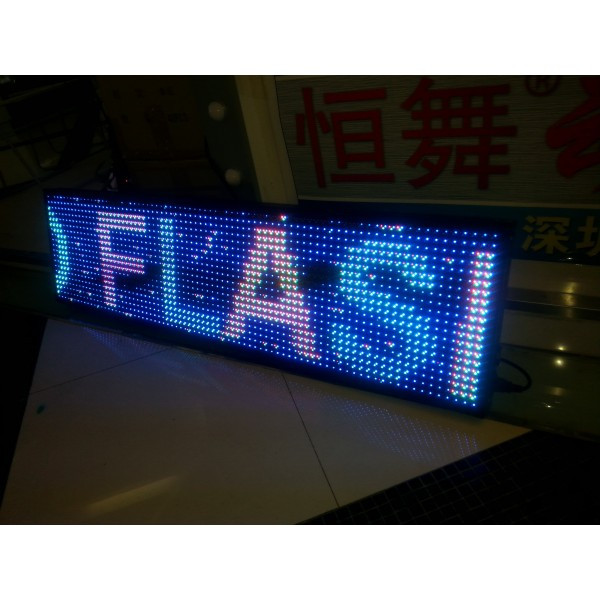 Світлодіодне LED табло біжне,стробоскоп Розмір: 1320 мм * 360 мм за ...