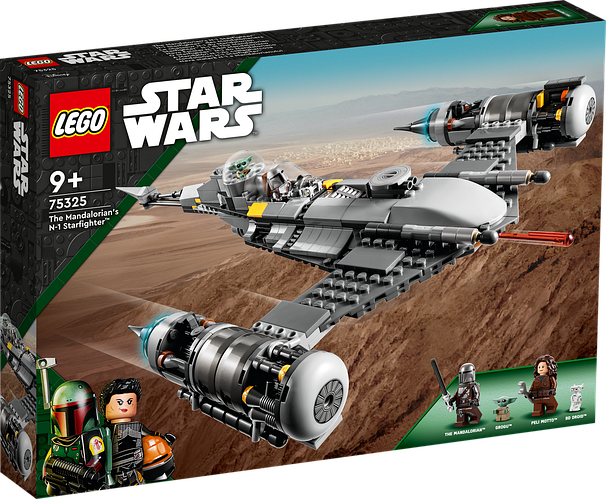 LEGO ЛЕГО Stаr Wаrs Звёздный истребитель Мандалорца N1 75325 (412 ...