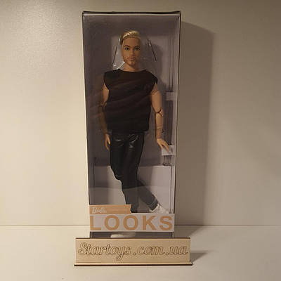 Кукла Барби Кен с черными волосами Barbie Looks Ken Doll with Black ...