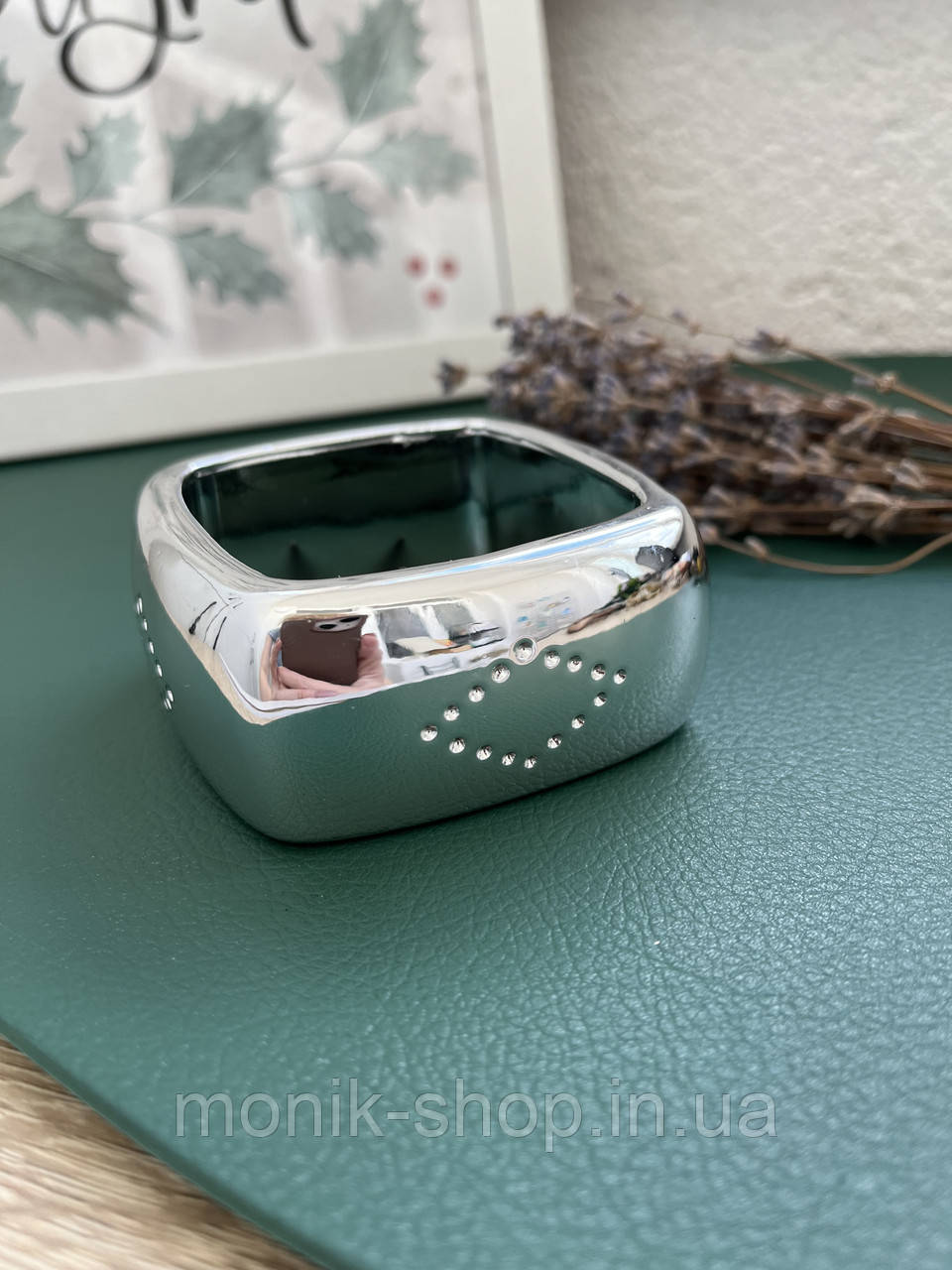 Женский жесткий браслет из пластика, Серебро (ID#1815663059), цена: 250 ...