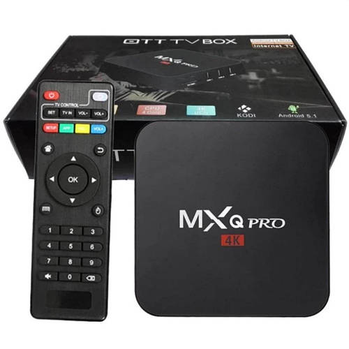 Купить Смарт приставка для телевизора,(4GB/32GB), TV Box, MXQ PRO 4K ...