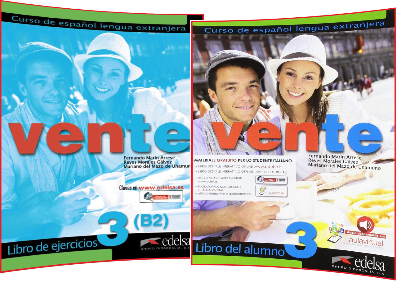 Купити Vente 3. Libro del alumno+Ejercicios. Комплект книг з іспанської мови. Підручник+Зошит ...
