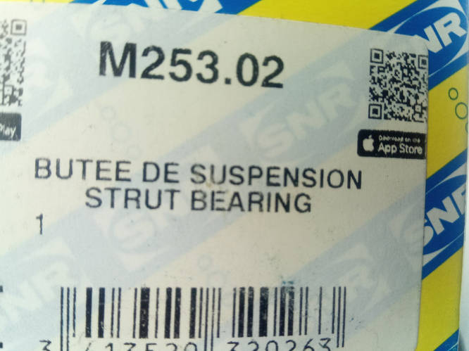 Купити Підшипник опори передньої стійки Lacetti, SNR (M253.02 ...