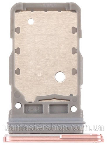 Держатель Sim-карты Samsung G991B Galaxy S21 5G Dual Sim розовый ...
