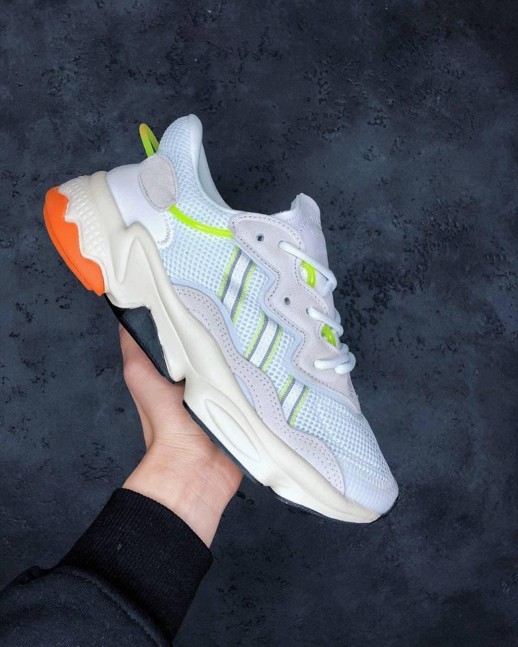 Мужские кроссовки Adidas Ozweego Adiprene Pride Beige White 1 (ID ...