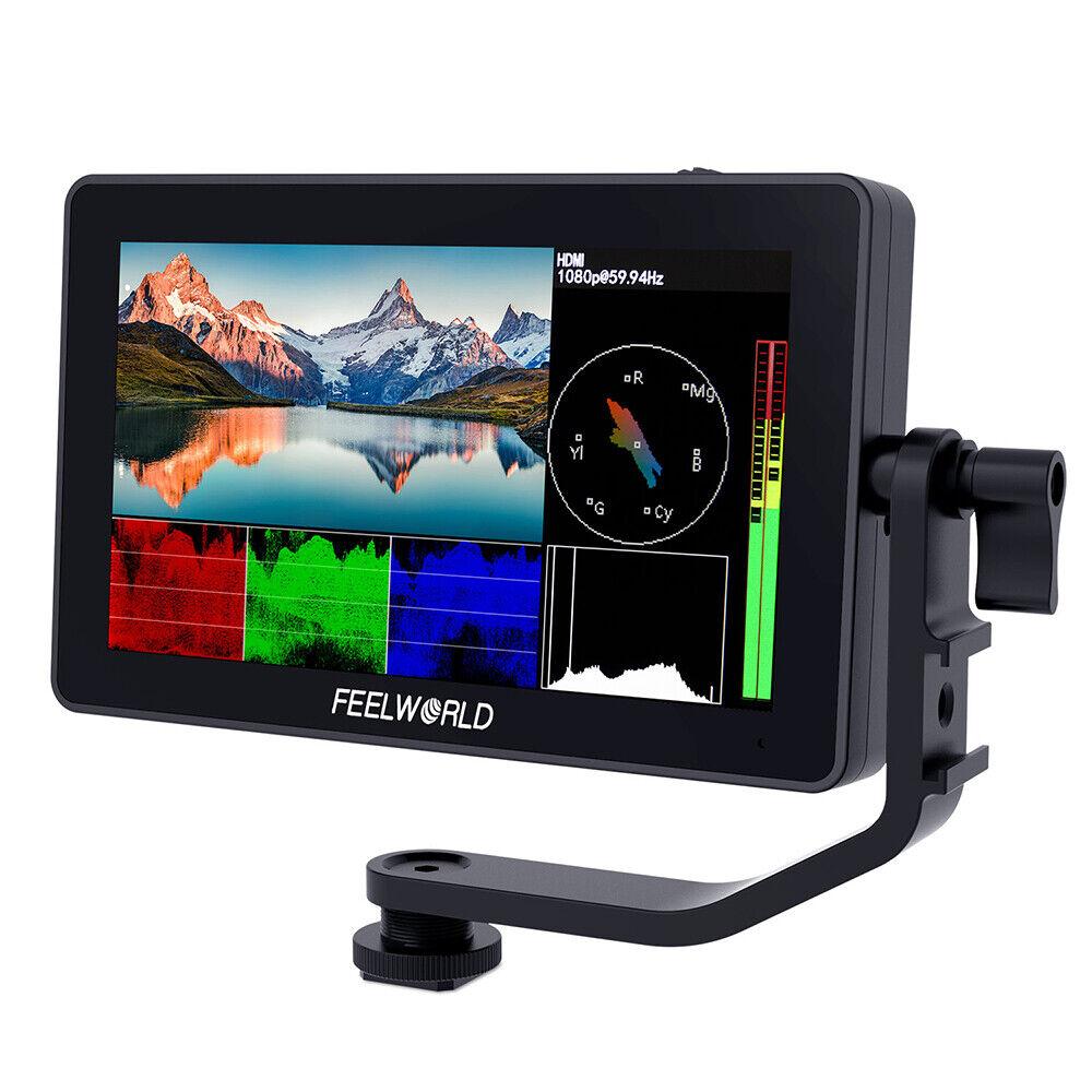 Монитор для Камеры FEELWORLD F6 PLUS V2, 6 Дюймов, IPS FHD 1920x1080 ...