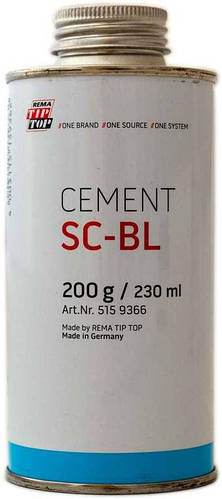 Клей шиномонтажний безкамерний 200 г/230 мл ТІР ТОР (Cement SC- BL ...