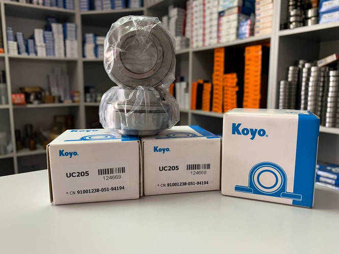Підшипник UC205 KOYO (Японія), 25х52х34,1 мм, кульковий радіальний ...
