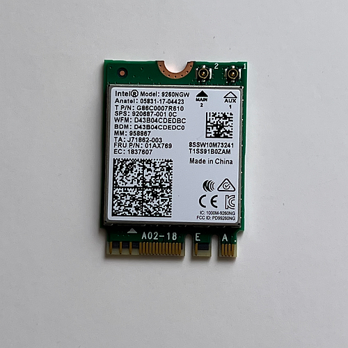 Модуль Wi-Fi Intel Wireless 9260NGW для ноутбука, ціна: 750 ₴, купити ...