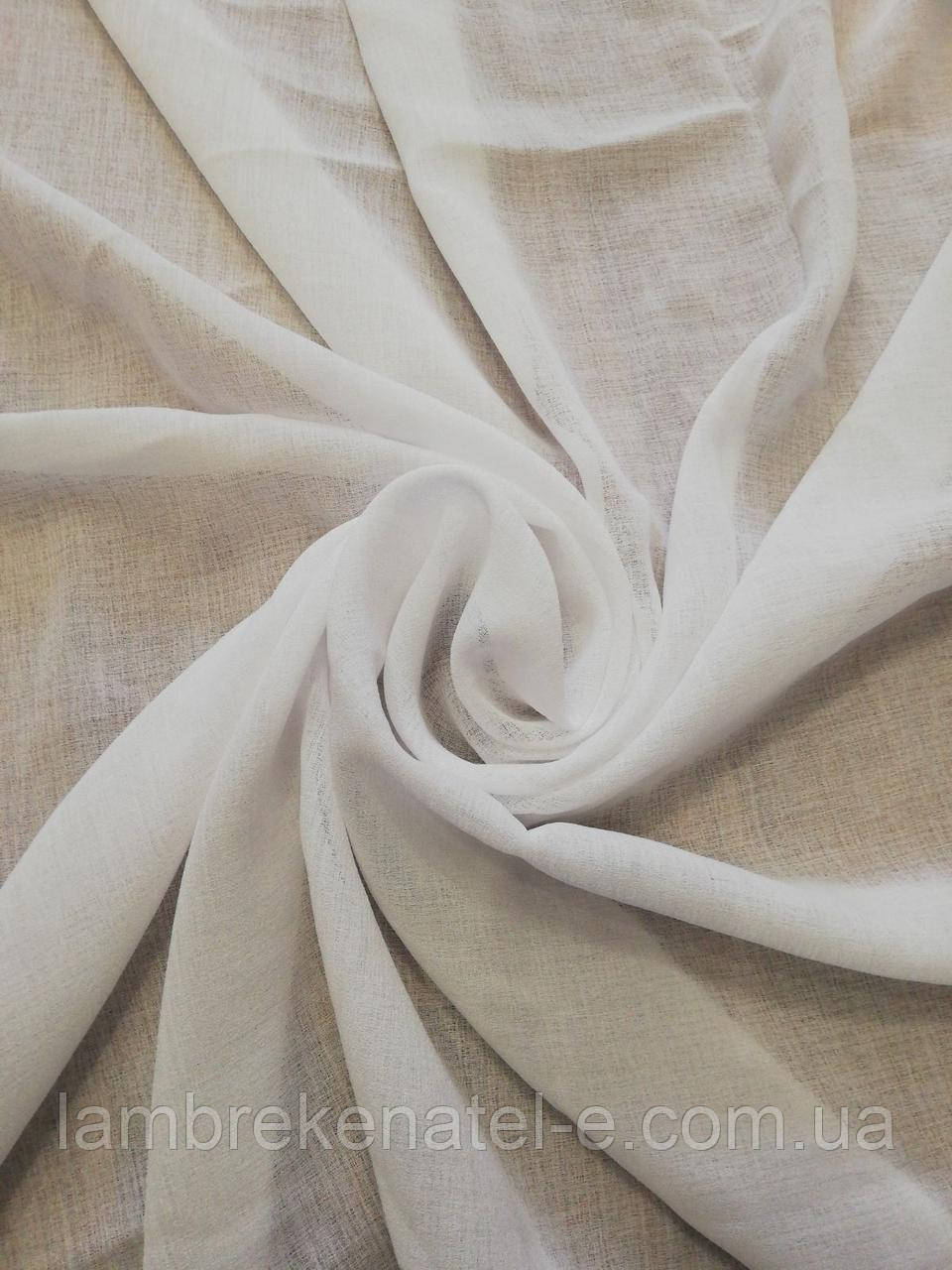 Тюль лен белый с утяжелителем ᐉ Купить НЕДОРОГО в Киеве и Украине ...