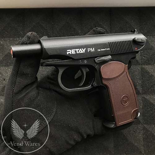 Купити Стартовий пістолет Макарова Retay PM ПМ під Холостий патрон 9мм ...