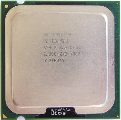 Процессор Intel Pentium 4 506 2.66GHz/1M/533 (SL8PL) s775, tray, цена ...