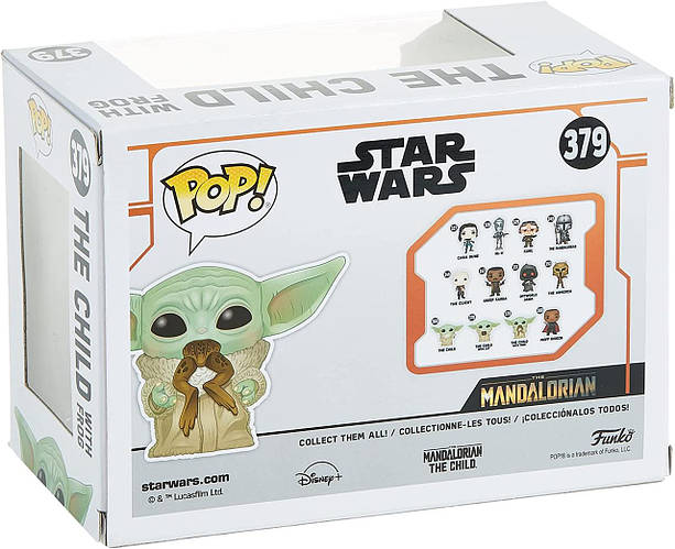 Купить Фигурка Фанко Поп! Малыш Йода Грогу с лягушкой Мандалорец Funko ...