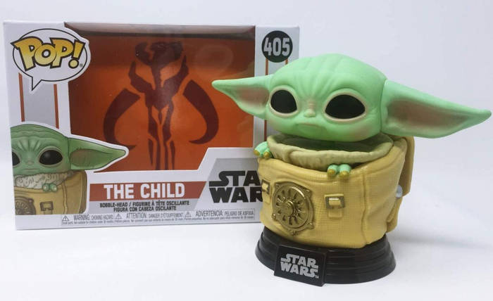 Купить Фигурка Фанко Поп! Малыш Йода Грогу в сумке Мандалорец Funko Pop ...