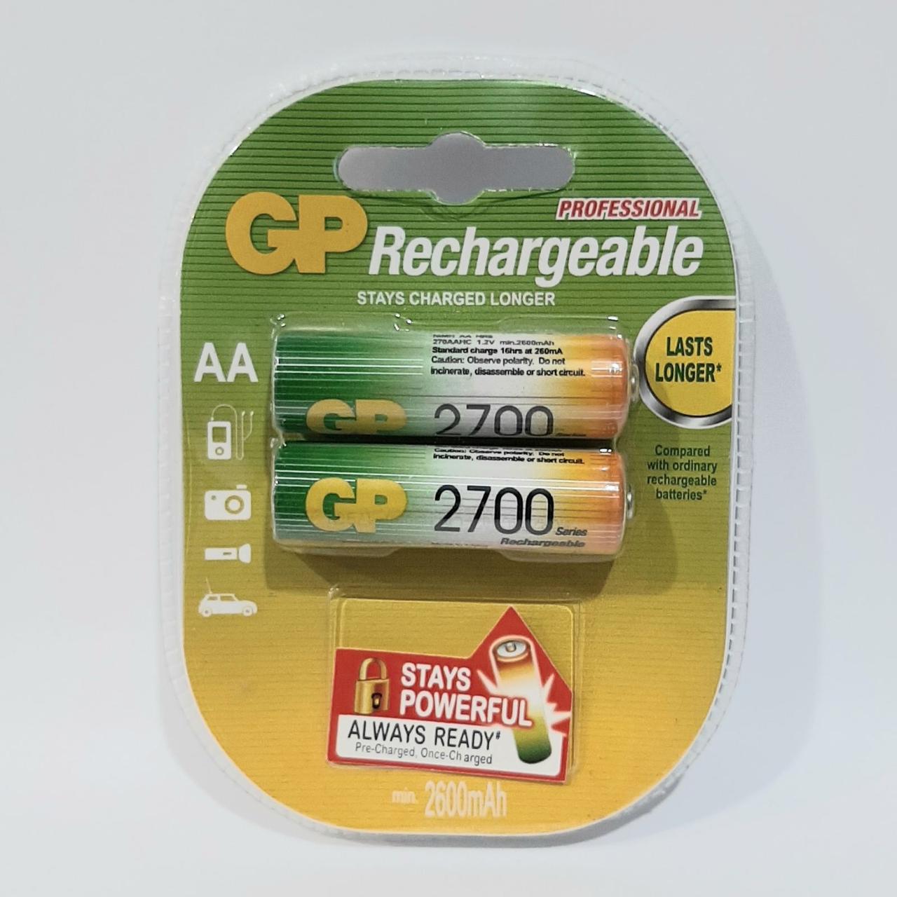 Аккумуляторы GP AA 2700 mAh (ID#68194735), цена: 350 ₴, купить на Prom.ua