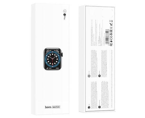 Купити Смартгодинник Hoco Y1 Pro з функцією дзвінка чорний, ціна 1199 ...