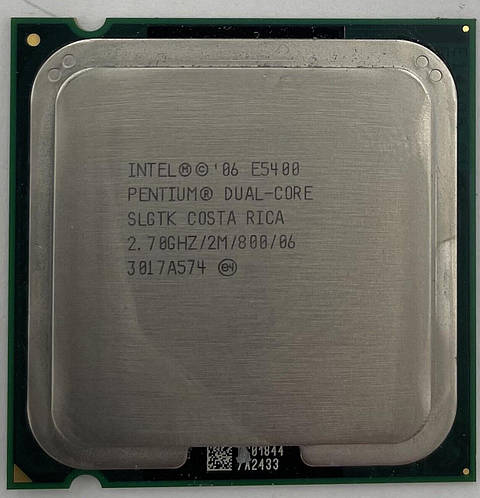 Процесор Intel Pentium Dual-Core E5400 2.70GHz/2M/800 (SLGTK) s775 ...