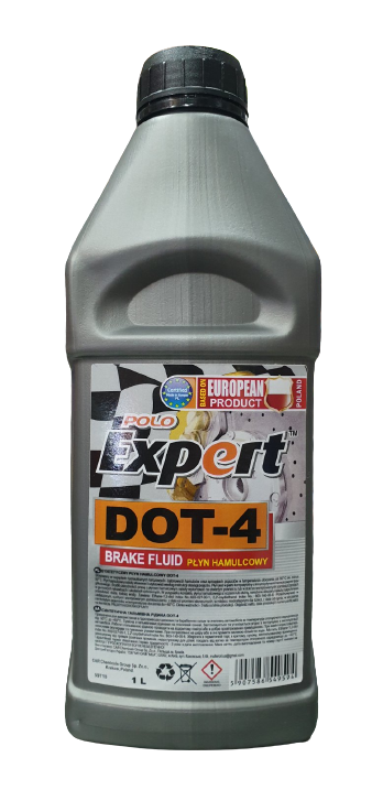 Тормозная жидкость DOT4 1 литр Polo Expert Польша от надежного ...