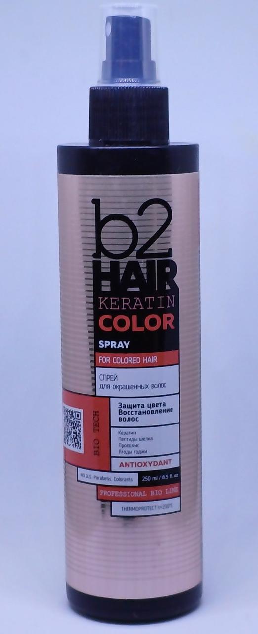 Спрей Keratin Color для фарбованого волосся 250 мл b2 Hair (ID ...
