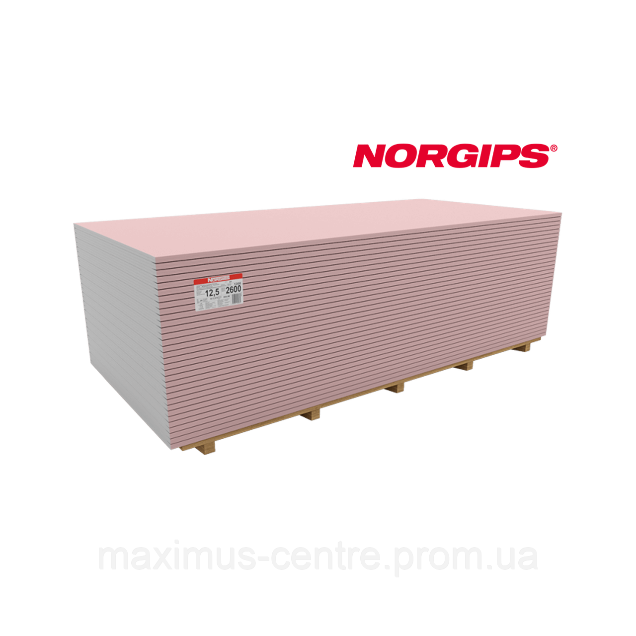 Купить Гипсокартонная плита Norgips GKF, 2600×1200×12.5 мм, огнестойкая, цена 440 грн — Prom.ua ...
