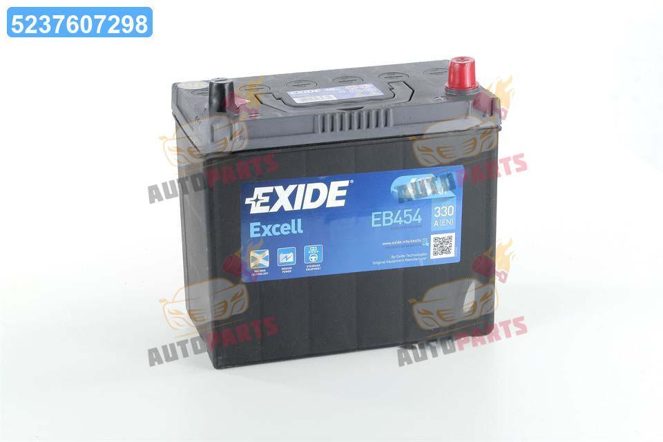 Аккумулятор 45Ah-12v Exide EXCELL(234х127х220),R,EN330 Азия EB454 ...