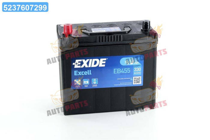 Купить Аккумулятор 45Ah-12v Exide EXCELL(234х127х220),L,EN330 Азия ...