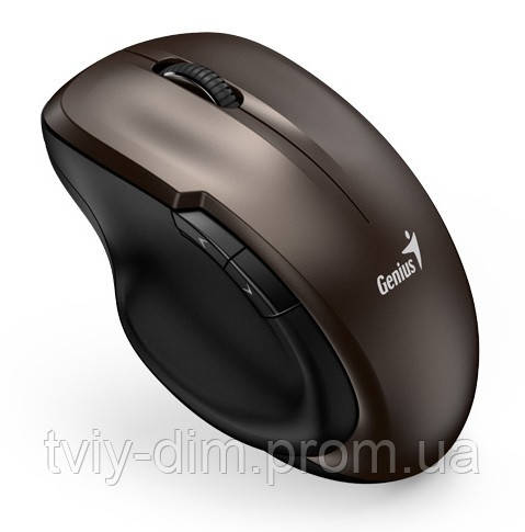 Купить Мышь беспроводная Genius Ergo 8200S, Chocolate, USB 2.4 GHz ...