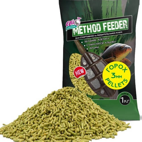 Купити "ПЕЛЛЕТС" Method Feeder (Горох) , гранула 3 мм. , вага 1 кг ...