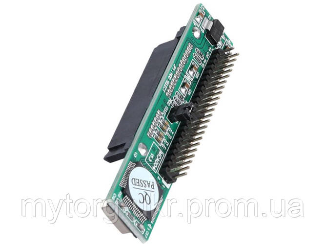 Купить Адаптер переходник с IDE 44 pin к SATA 22 (7+15) pin 2.5 угловой ...
