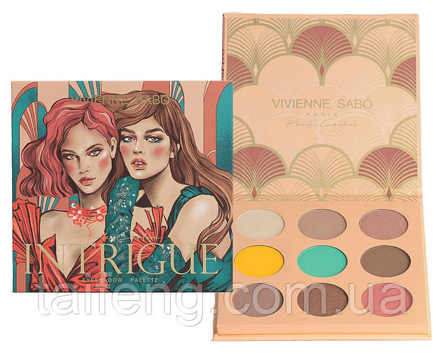 Купить Палетка теней для век (9 цветов) Vivienne Sabo HAUTE COUTURE - №1 (INTRIGUE), цена 500 ...