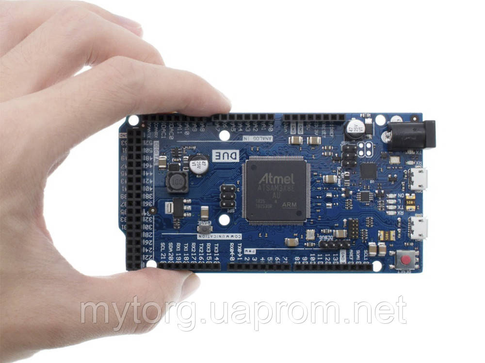Купити Arduino Due R3-CH340 ATMEGA16U2 ATSAM3X8E ARM c USB Blue-MEGA16U2 Синій, ціна 1613.25 ...
