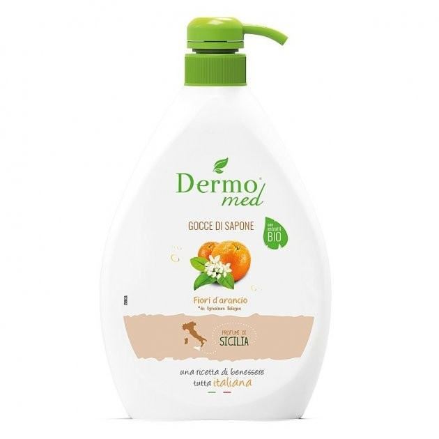 Купити Крем-мило рідке DermoMed с біоекстрактам Апельсину 600 мл, ціна ...