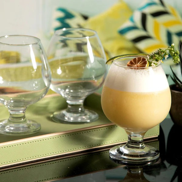 Набір келихів для коньяку на товстій ніжці Pasabahce Бістро 400 мл 44188 ціна купити в