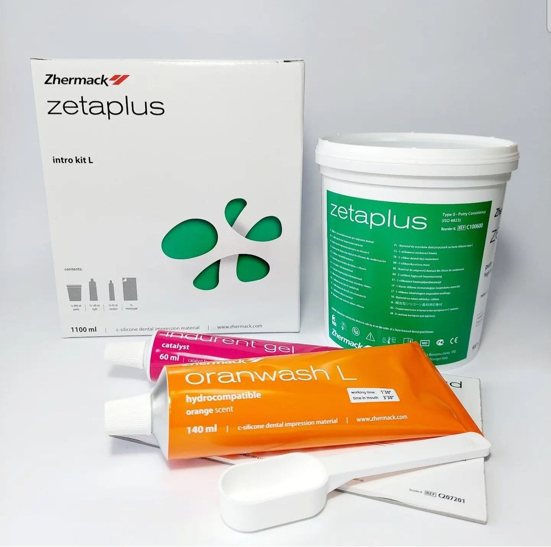 Купити Zeta Plus (Зета плюс набір) відбиткова маса С- Силікон набір Zhermack, ціна 1225 грн ...