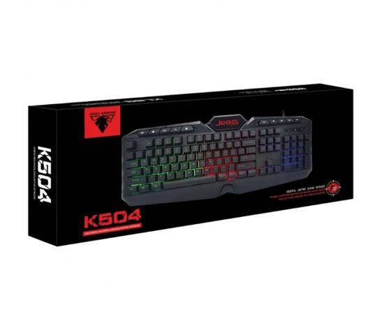 Купити Ігрова клавіатура Jedel K504 (ENG/РУС) чорна, ціна 668 грн - Prom.ua (ID# 1819453336)