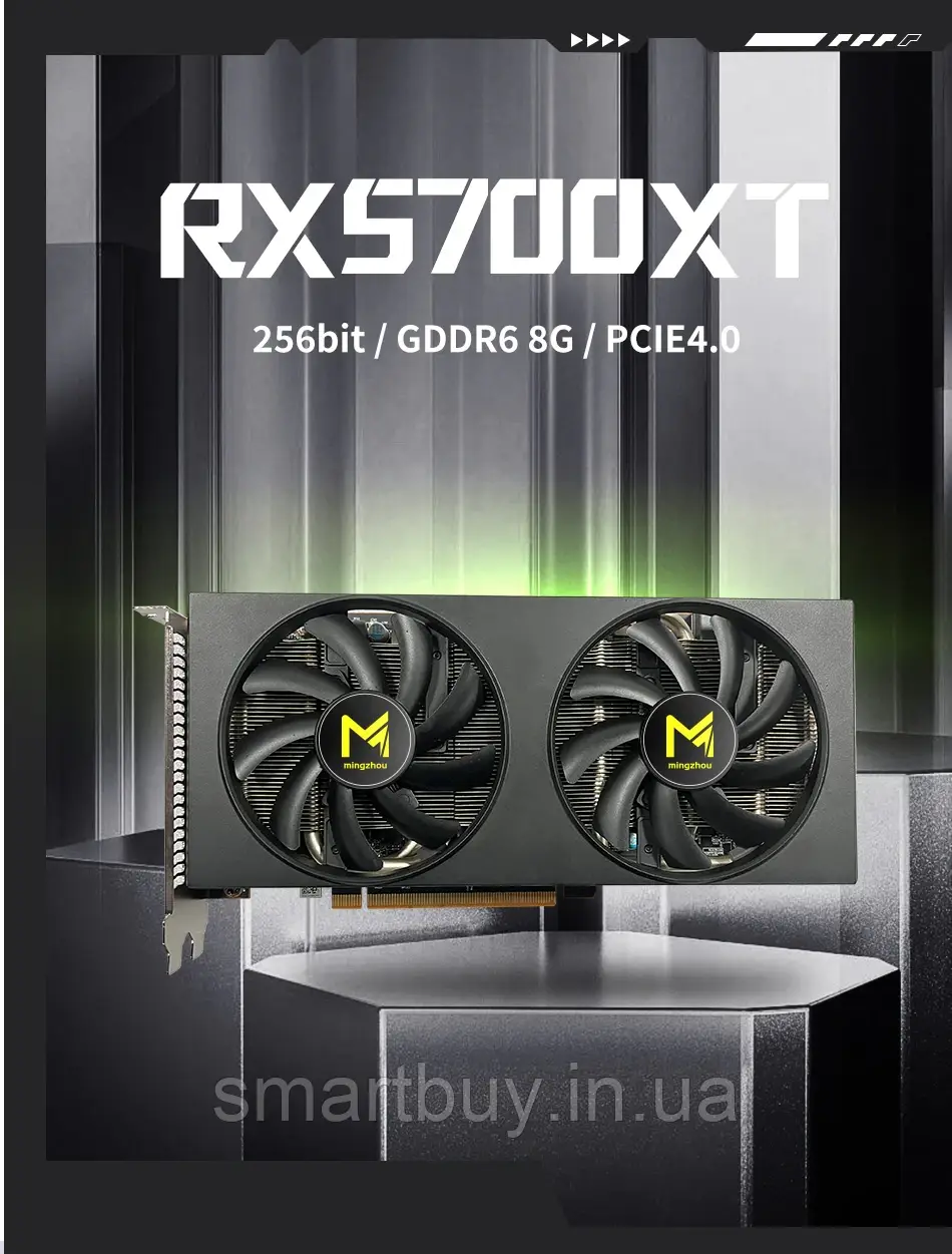 Замовити Відеокарту AMD Radeon MINZGHOU RX5700XT 8Gb GDDR6 HDMI DP за доступною ціною від ⭐️ ...
