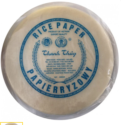 Бумага рисовая круглая Rice Paper Thanh Thuy 500г, ~50+ листов, диаметр ...